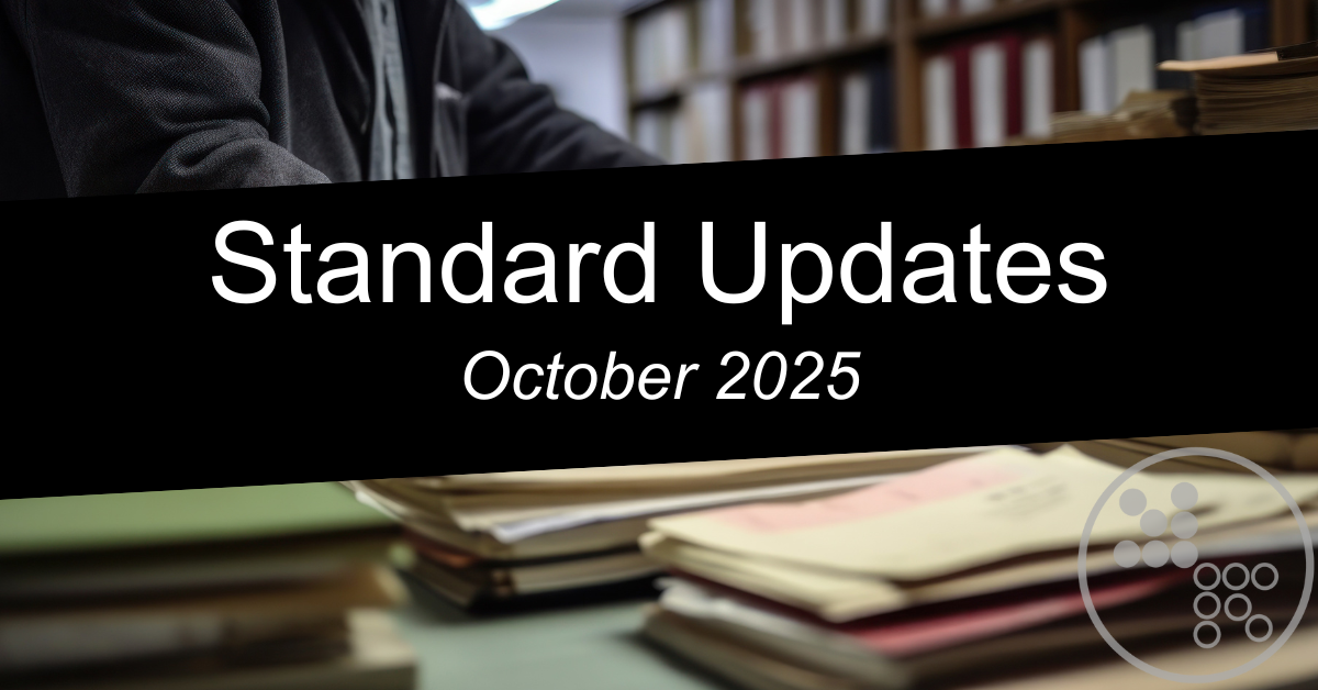 October 2025 Standards Update - Assent Risk Management